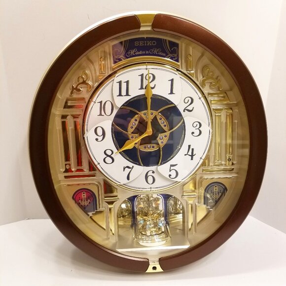 Seiko | Wall Decor | Seiko Melodies In Motion Wall Clock 8 Songs ...